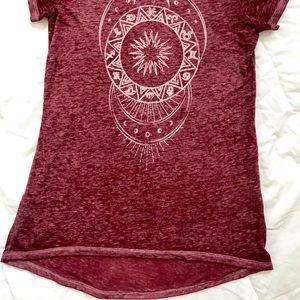 L.O.L. Vintage | Tops | Vintagestyle Boho Burnout Tee | Poshmark